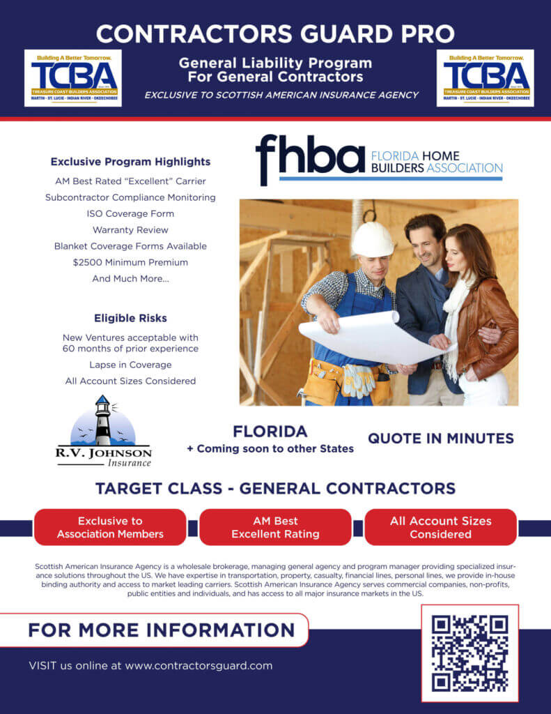 Benefits - Treasure Coast Builders Association